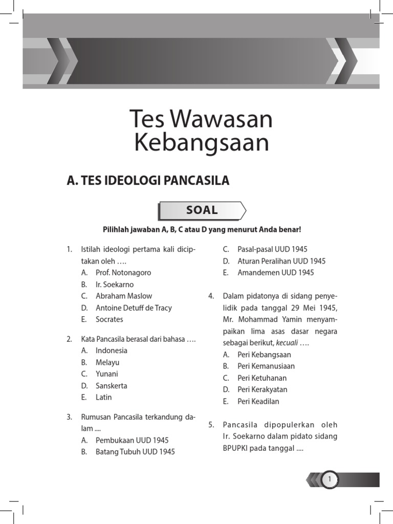 Materi Tni Polri Dan Soal Try Out | PDF