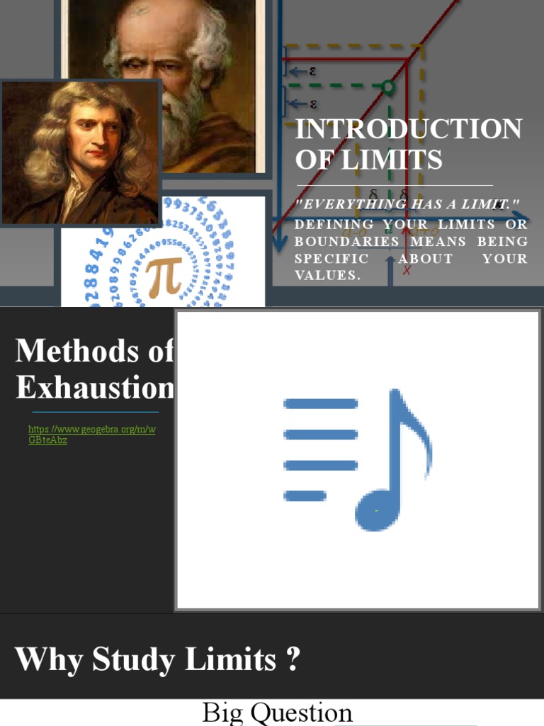 Of Limits: "Everything Has A Limit." | PDF | Science & Mathematics