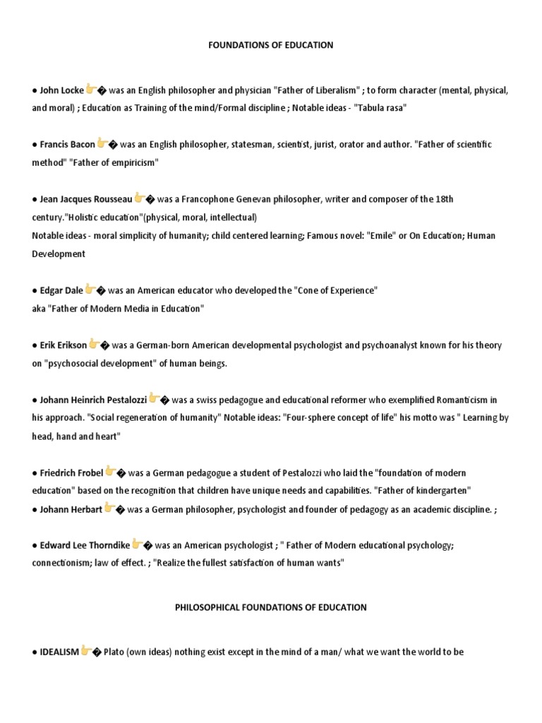 Foundations of Education | PDF | Learning | Cognition