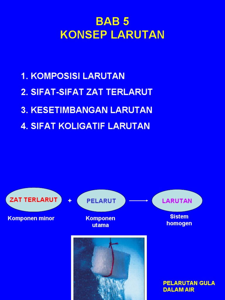 Konsep Larutan | PDF