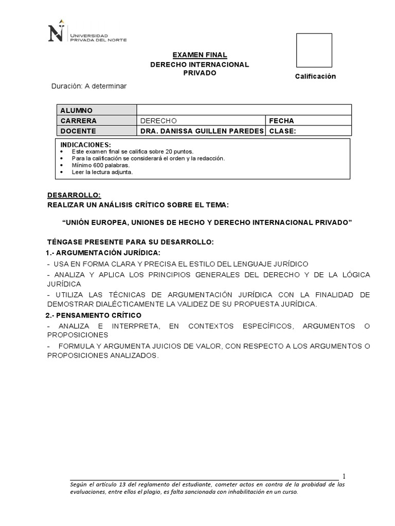 Examen Final Dip | PDF