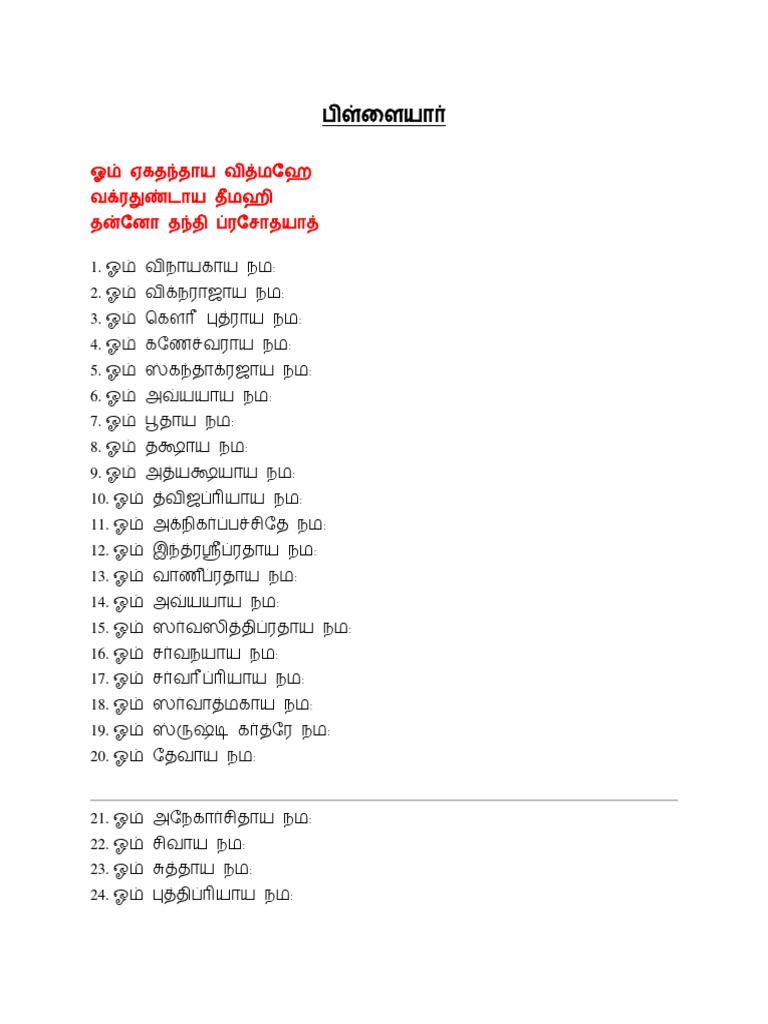 108 Pillayar | PDF
