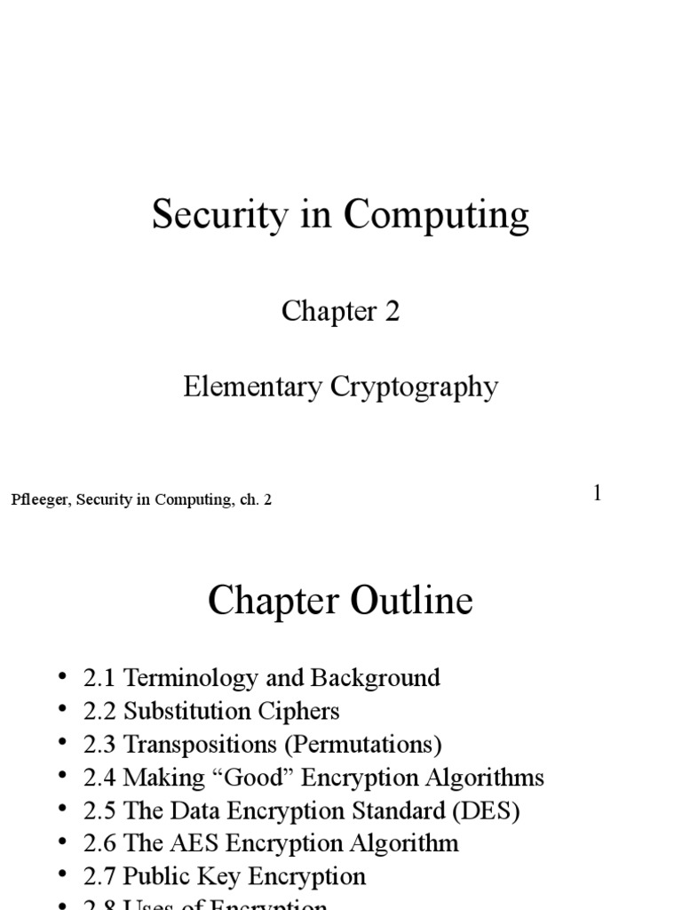 Elementary Cryptography Techniques | PDF | Cryptography | Cipher
