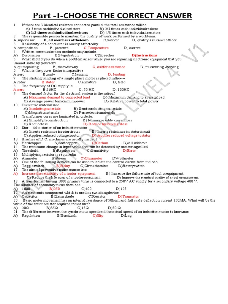 All Version of COC Level 4-1 | PDF | Electronics | Electrical Engineering