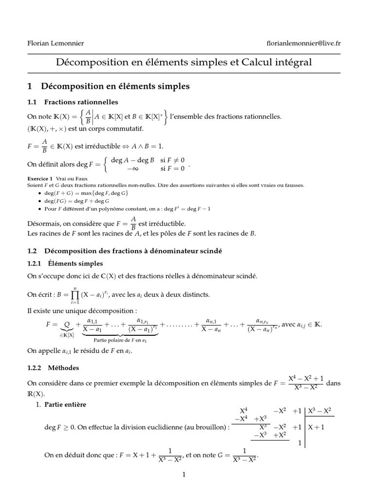 DES Integrales | PDF | Zéro d'une fonction | Concepts mathématiques