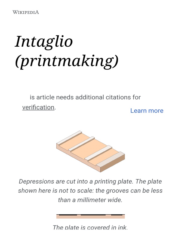 Intaglio Printmaking Techniques Explained | PDF | Printing | Decorative Arts