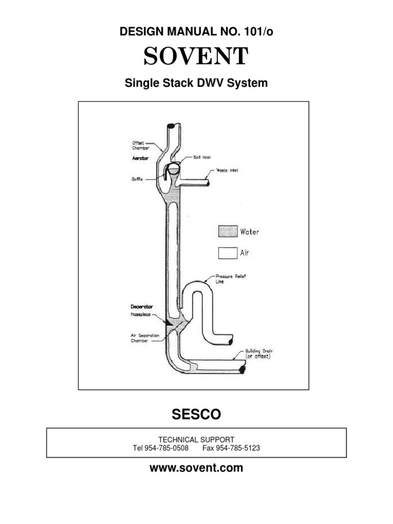 Se Sovent Design Manual 101o New011007 | Plumbing | Building ...