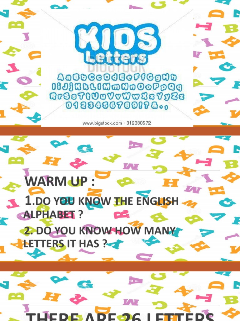 Letters in The English Alphabet | PDF