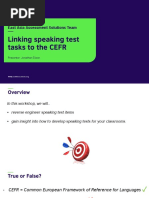 A1 Speaking Assessment Grid | PDF