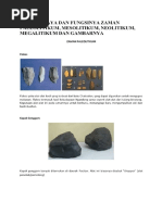 Kapak Lonjong: Alat Neolitikum dan Persebarannya | PDF