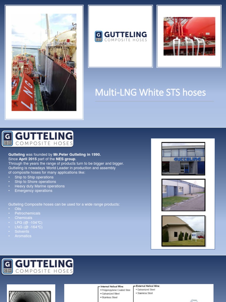 Multi-LNG White STS Hose Presentation | PDF | Liquefied Natural Gas ...