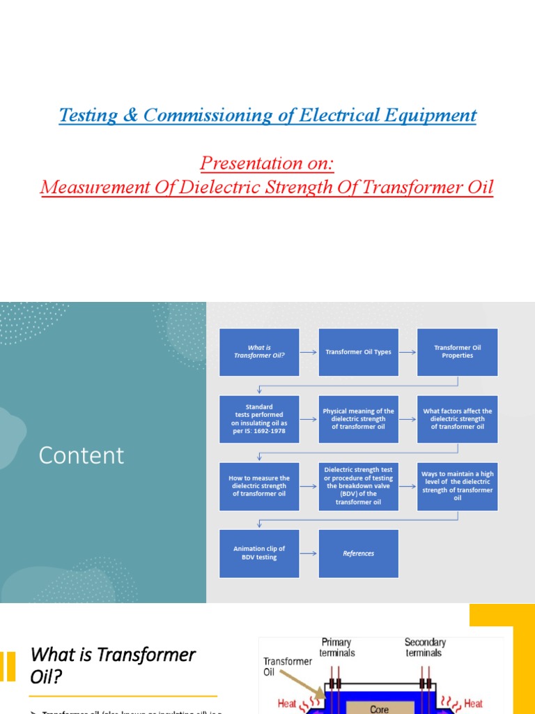 Testing & Commissioning of Electrical Equipment | PDF | Electrical ...