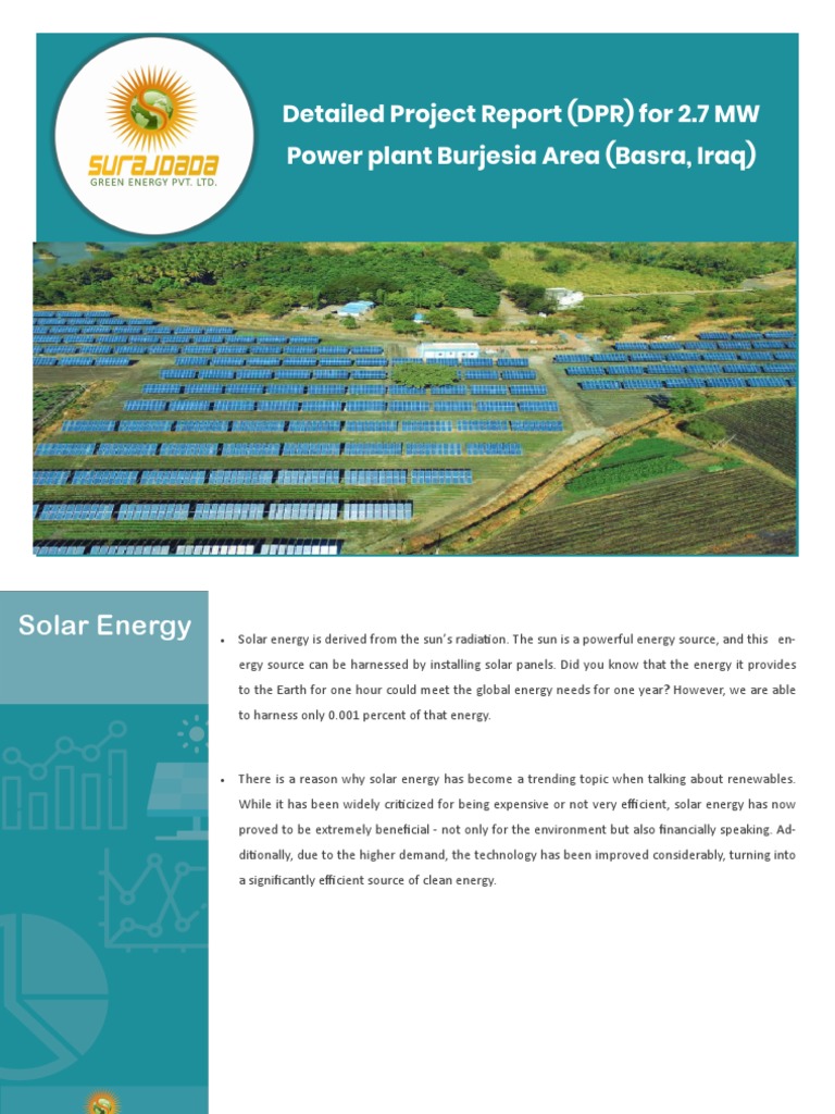Detailed Project Report (DPR) For 2.7 MW Power Plant Burjesia Area ...