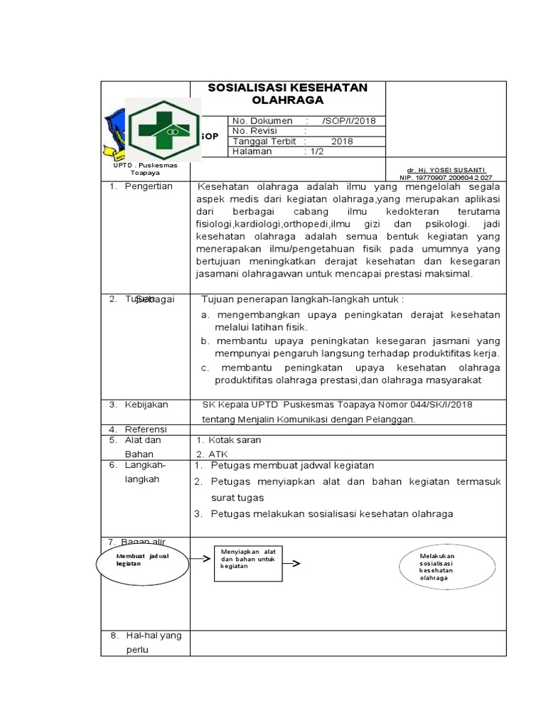 Sop Sosialisasi Kesorga | PDF