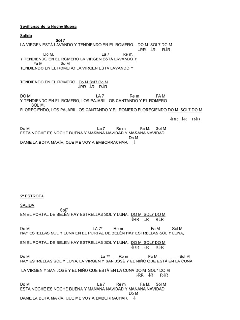 Sevillanas de La Noche Buena | PDF | Natividad De Jesus | Navidad