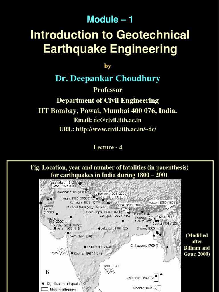 Introduction To Geotechnical Earthquake Engineering | PDF | Earthquakes ...