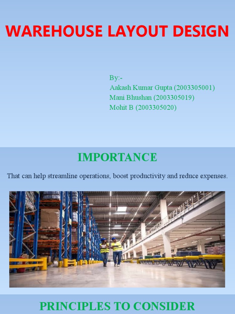 Warehouse Layout Design | PDF