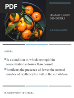 CDHO Factsheet Anemia | PDF | Anemia | Medical Specialties