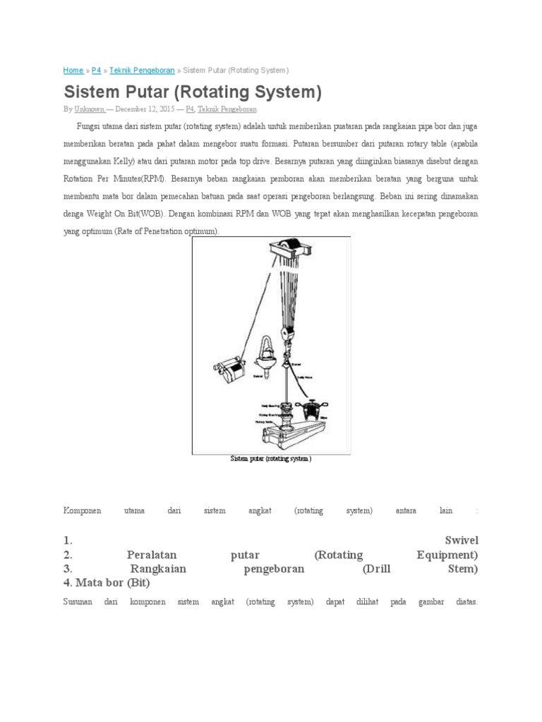 Rotary System | PDF