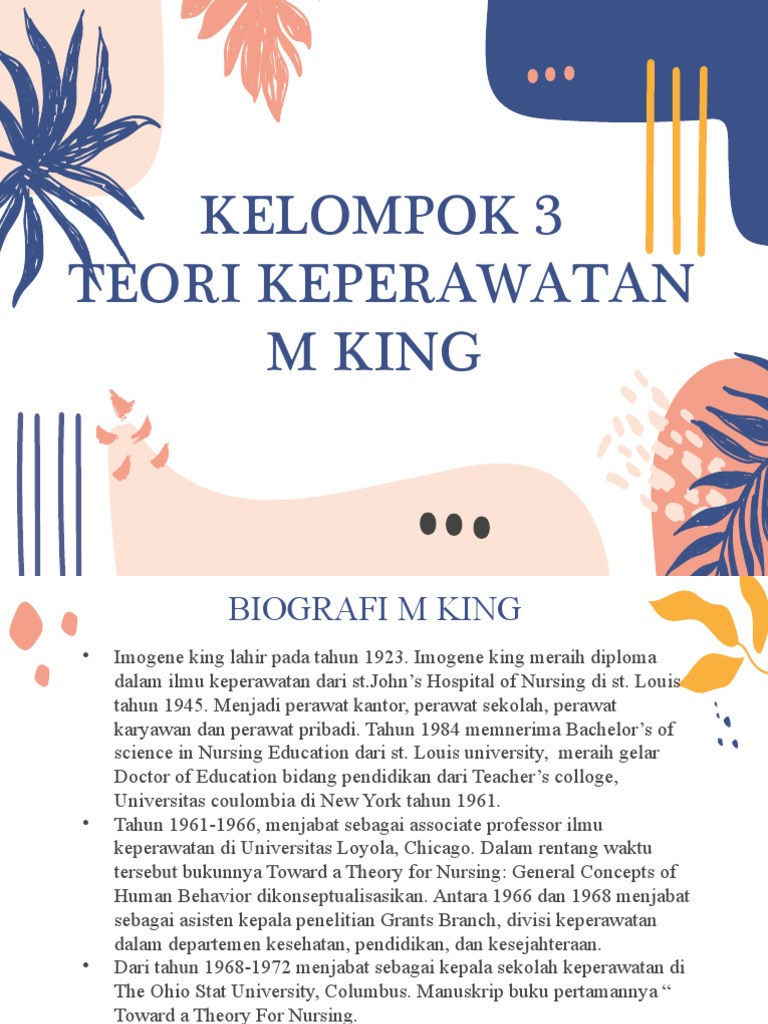 Teori Imogene M King | PDF