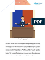 0601 - Kahulugan, Layunin, at Gamit NG Talumpati | PDF