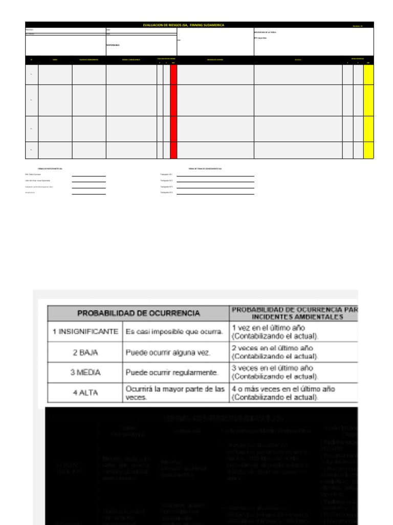 Formato JSA FINSA | PDF