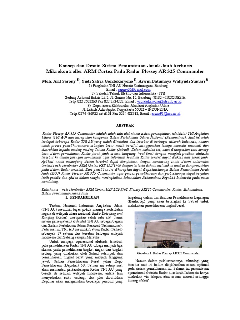 Konsep Dan Desain Sistem Pemantauan Jarak Jauh Berbasis Mikrokontroller ...