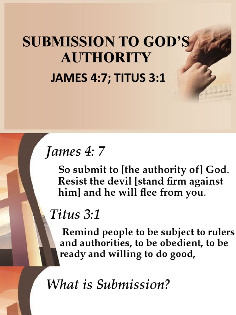 Submission to God's Authority Explained | PDF | Shadrach, Meshach, And ...