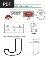 Guía Letra J | PDF