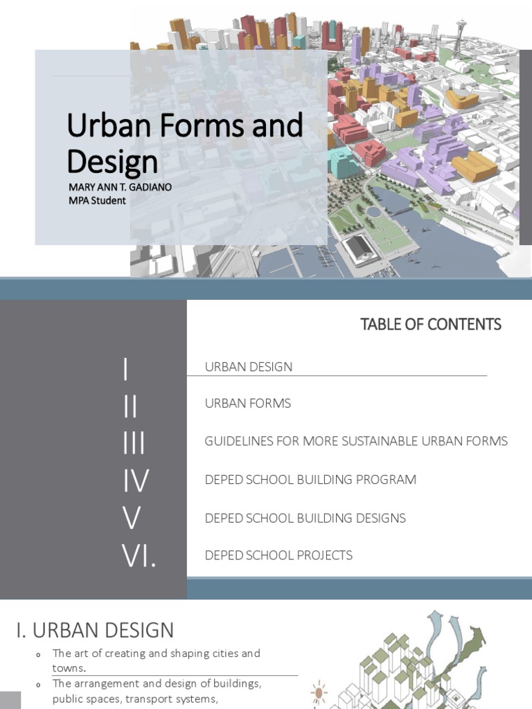 Urban Forms and Design | PDF | Street | Urban Design