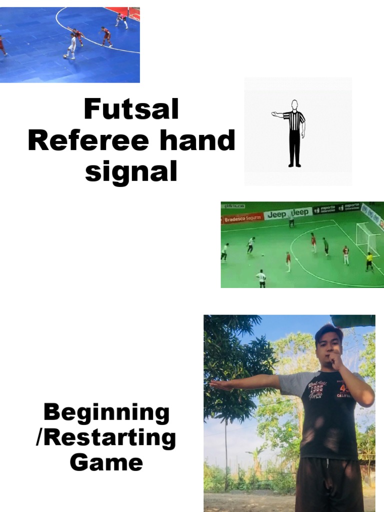 Futsal Referee Hand Signals Guide | PDF