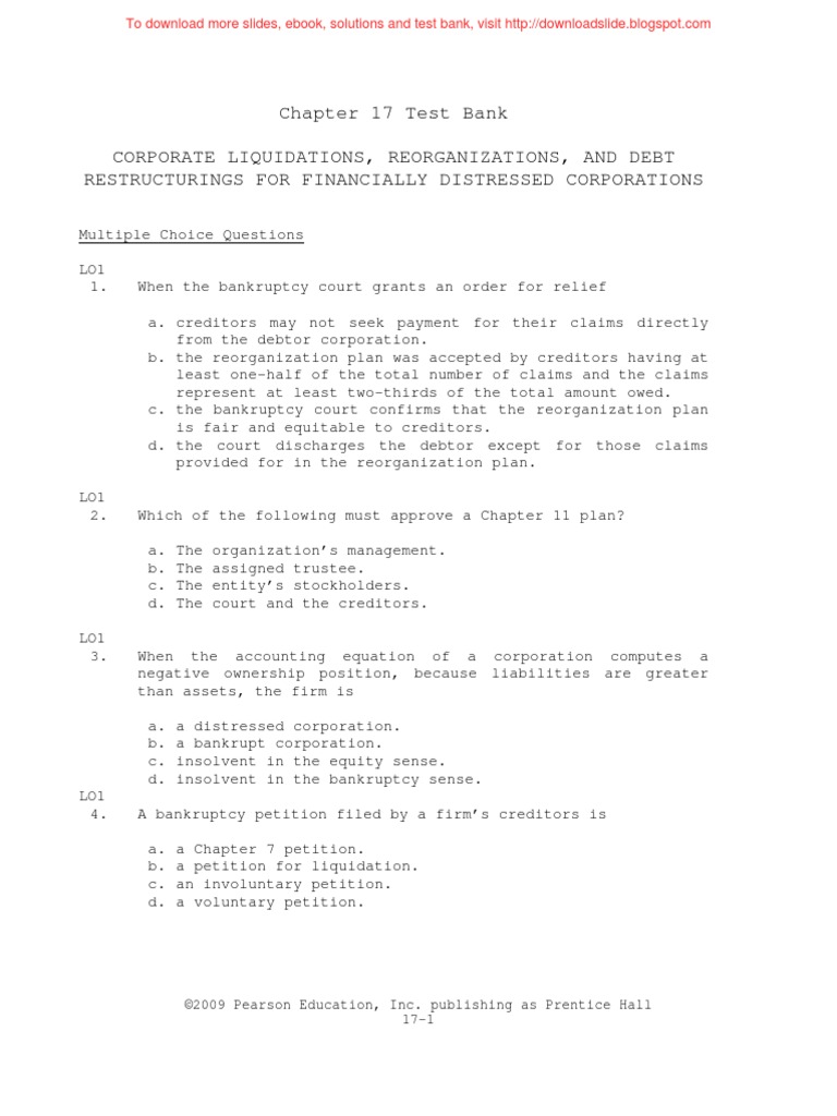 Corporate Liquidation | PDF | Bankruptcy | Chapter 11