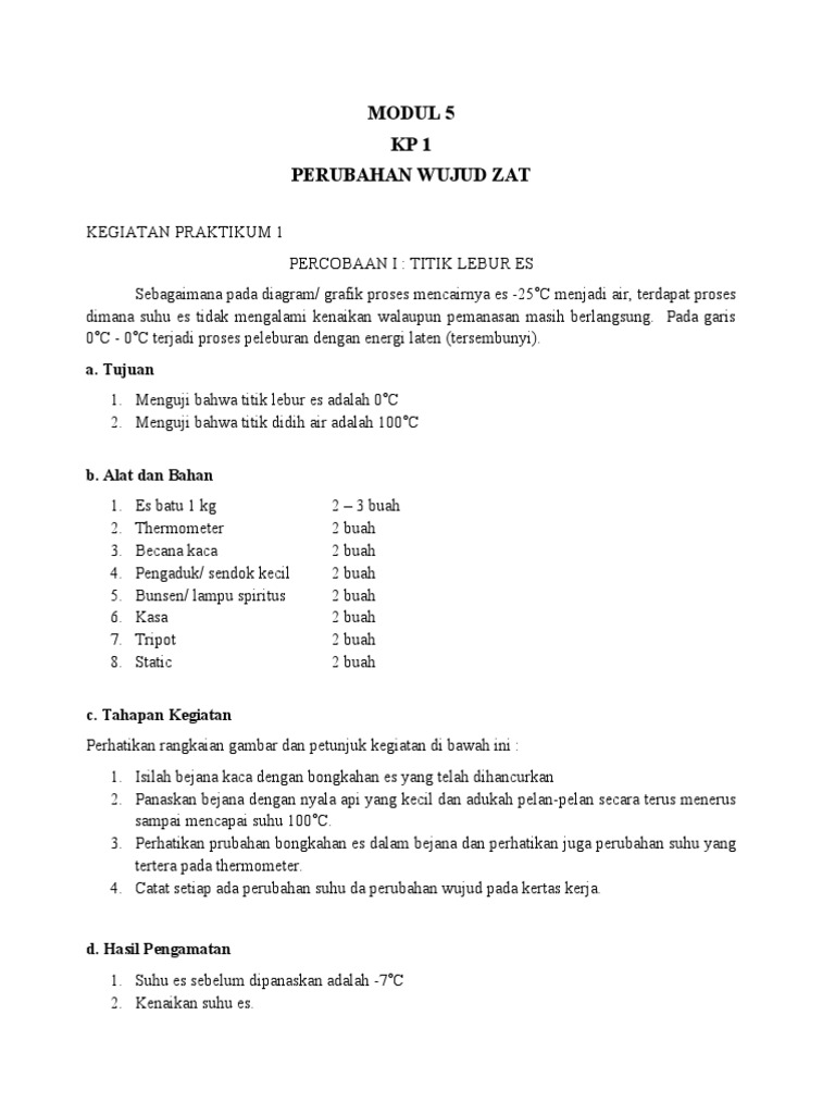 IPA Modul 5 KP 1 | PDF | Teknologi & Rekayasa