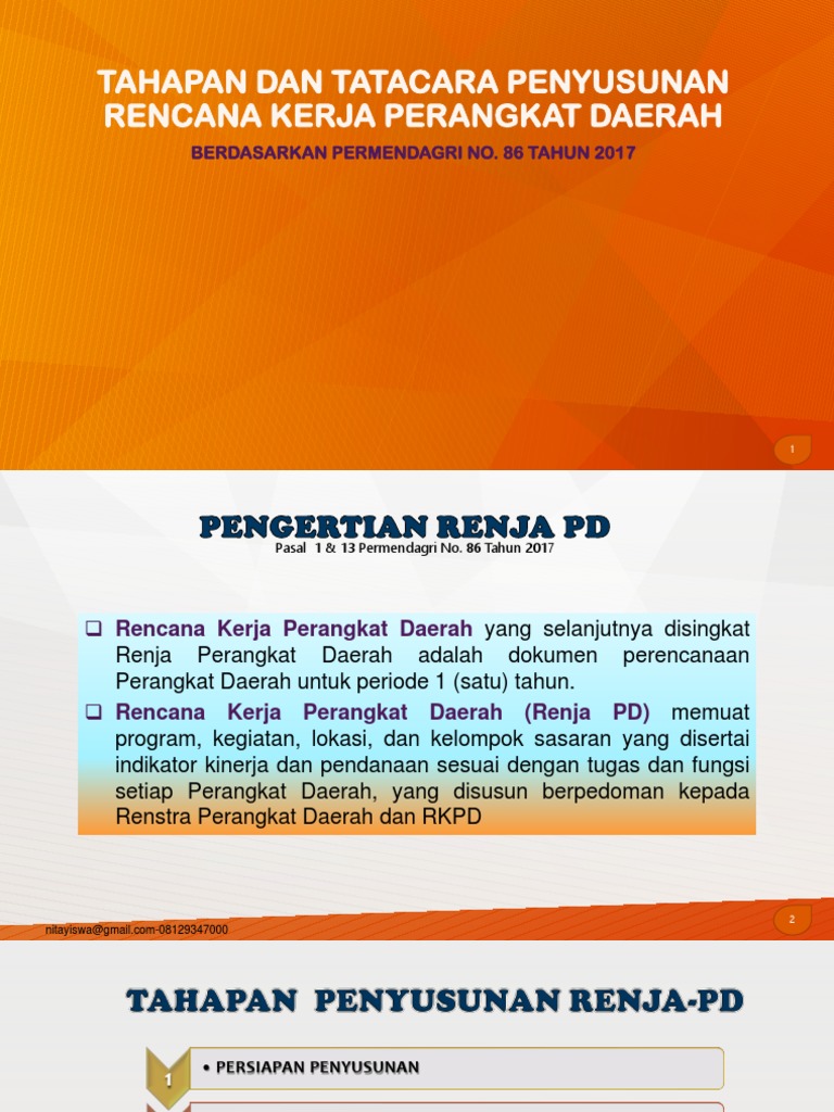Tahapan Dan Tatacara Penyusunan Renja PD-Agustinus | PDF