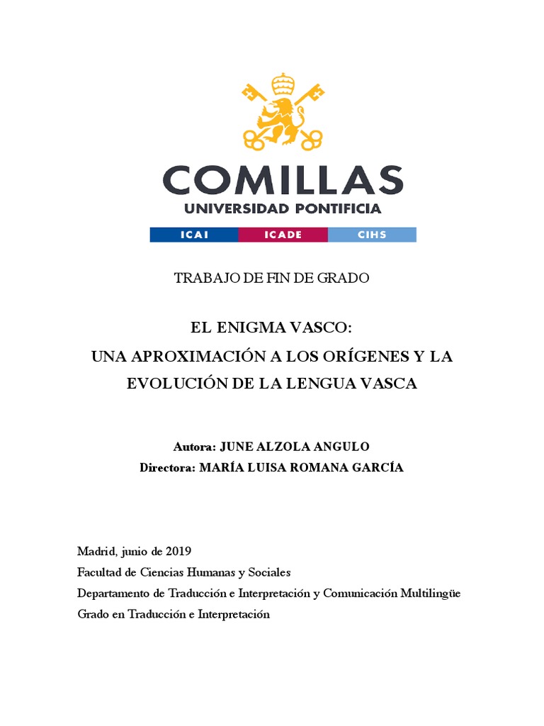 El Enigma Vasco Una Aproximación A Los Orígenes | PDF | Lingüística ...