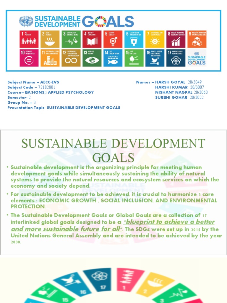 Aecc - Evs Sdgs | PDF | Sustainability | Sustainable Development
