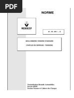 Tableau Des Couples de Serrage | PDF
