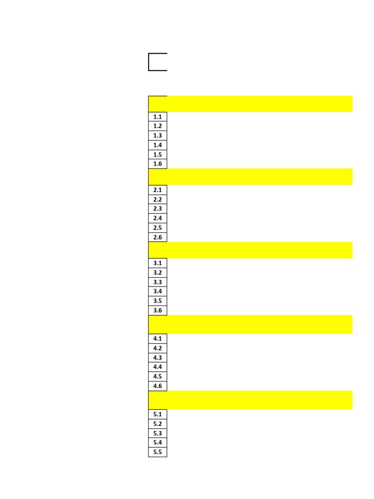 Cleaning Service Assessment Matrix | PDF | Manufactured Goods | Materials