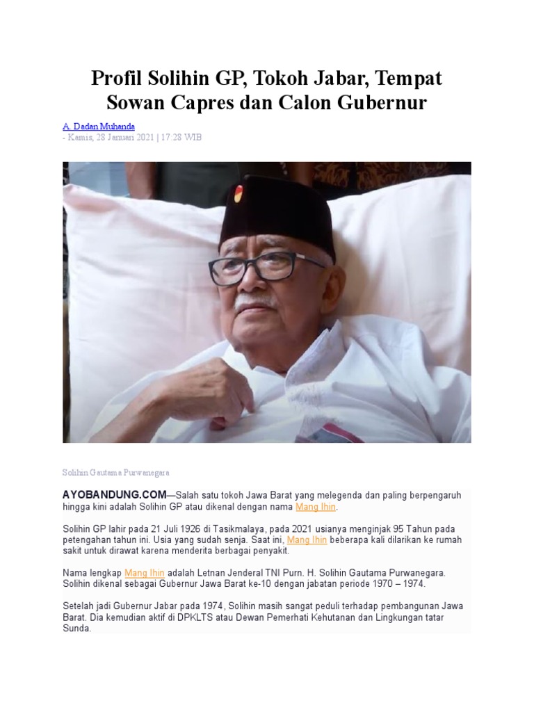 Profil Solihin GP | PDF