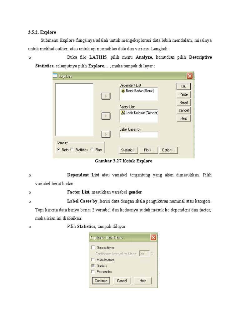 Analisis Normalitas dan Varians SPSS | PDF
