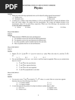 Physics Grade 11 Unit 2 Vectors | PDF