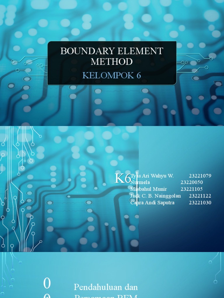 Kelompok 6 Boundary Element Method Final Pdf