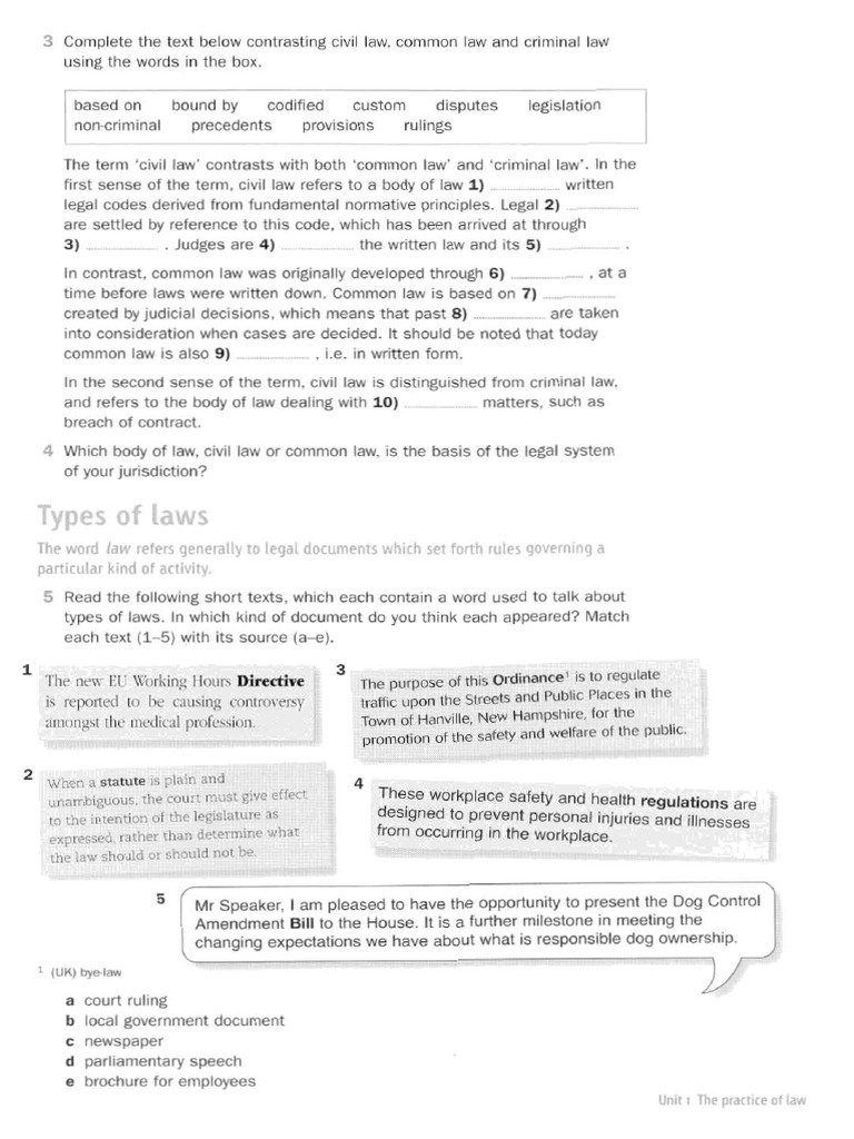 Types of Laws | PDF | Common Law | Jurisdiction