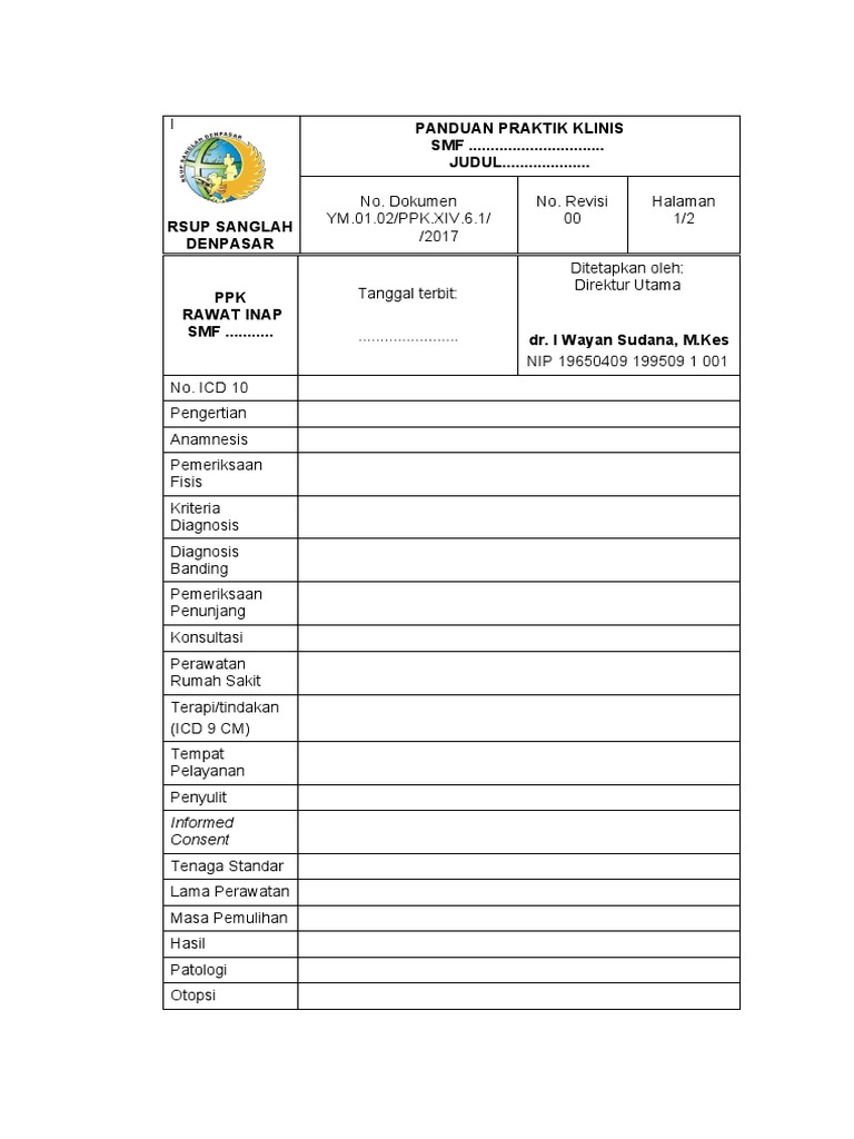 Format PPK 2017 New | PDF