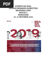 Contoh Soal TBS LPDP | PDF