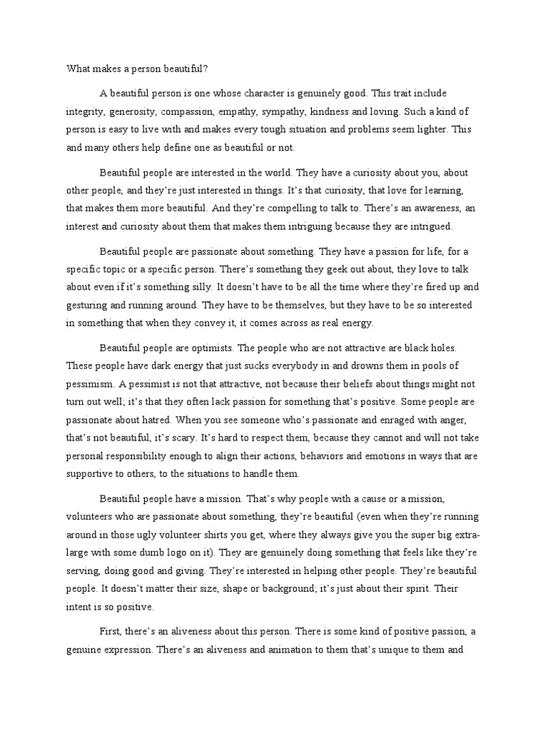 What Defines True Inner Beauty: Character Traits and Qualities of ...