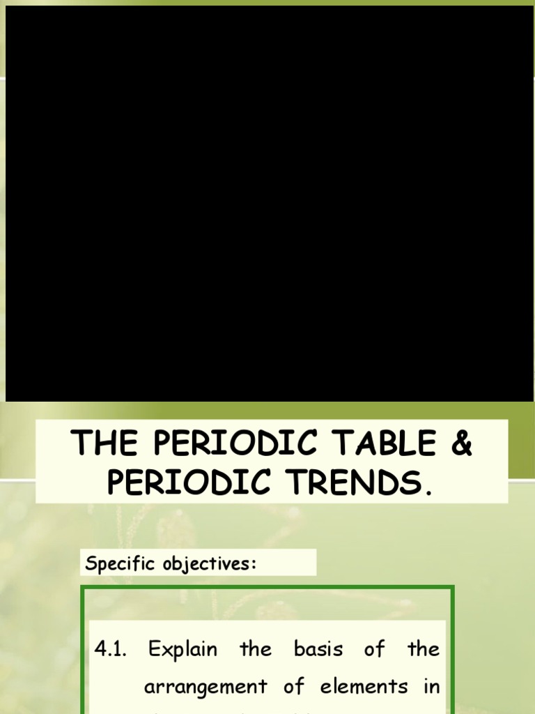 Periodic Table Trends Explained | PDF | Periodic Table | Ion