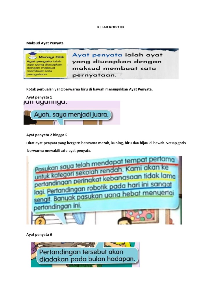 Kelab Robotik | PDF