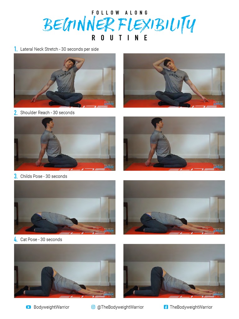 Beginner Flexibility Routine Guide | PDF
