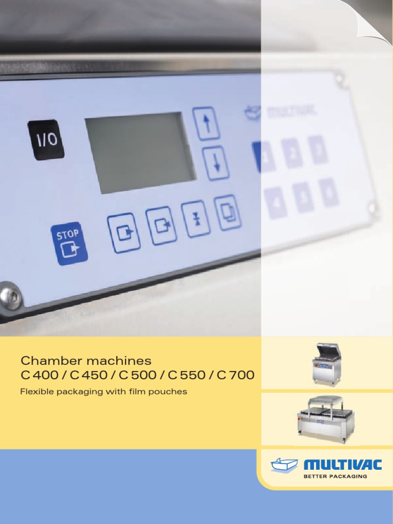 Multivac Chamber Machines | PDF | Vacuum | Packaging And Labeling